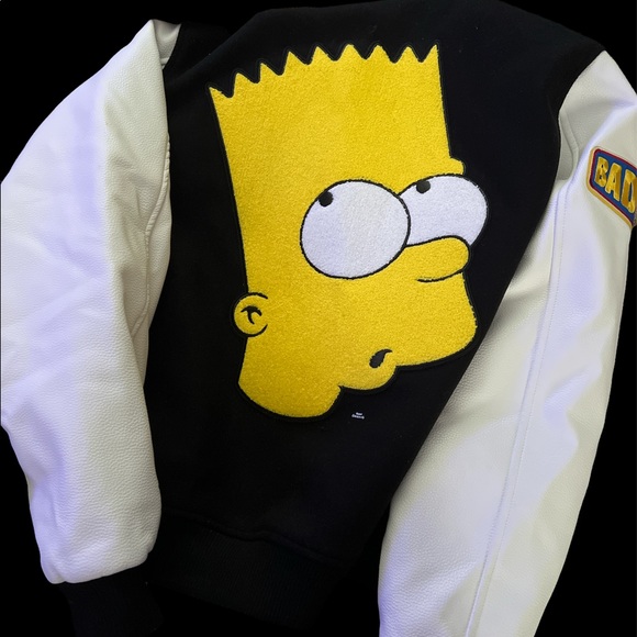 Simpsons | Jackets & Coats | Bart Simpson Starter Jacket | Poshmark